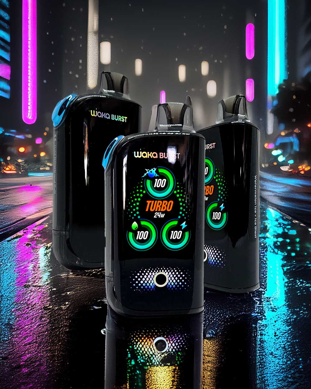 Waka Burst 36000 - Explosión de menta en tus manos – Vapeando Ando